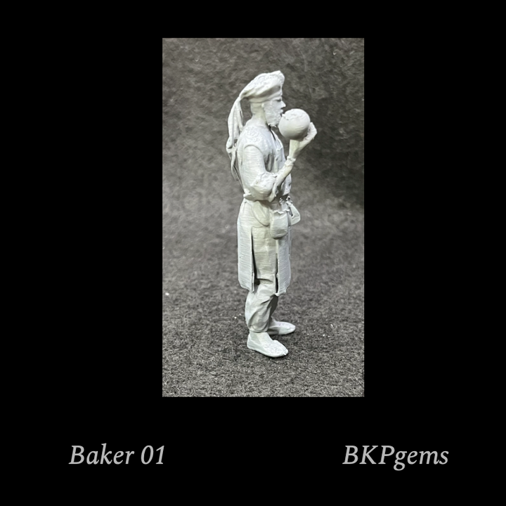 3D Printable Baker 01 by BKPgems